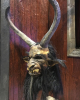 Deranged Krampus Mask With Horns | Scary mask | Horror-Shop.com