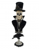 Skeleton Gentleman Bust With Raven 66cm order 💀 | Horror-Shop.com