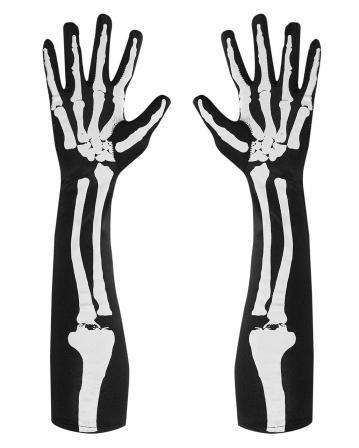 Skeleton Gloves for Halloween & Carnival buy | Horror-Shop.com
