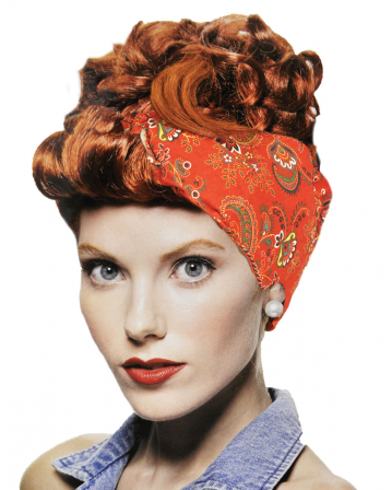 Rockabilly Pin Up Girl Wig | 50s hairstyle | Horror-Shop.com