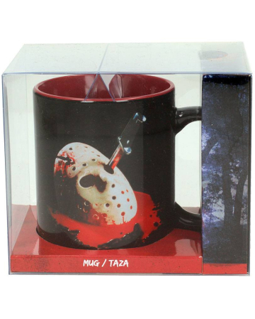 Friday The 13th Jason's Mask Poster Mug ★ Jason Merch | Horror-Shop.com