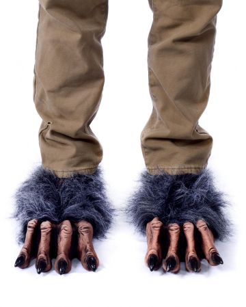 Frost Gray Werewolf Feet As A Shoe Cover & costume accessories | Horror ...