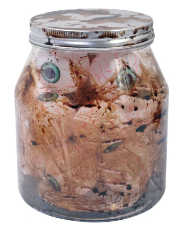 Horror Mason Jar With Eyes as Halloween decoration | Horror-Shop.com