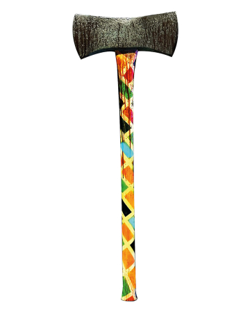 Horror Clown Axe 73cm as a Halloween costume accessory | Horror-Shop.com