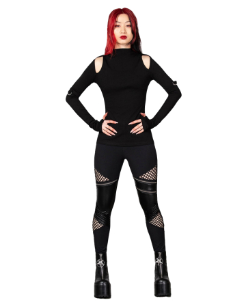 KILLSTAR Neo Noir Leggings XXL ★ Buy Gothic Pants | Horror-Shop.com