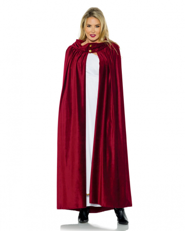 Costume Cape Red With Buttons | Universal Cape | Horror-Shop.com