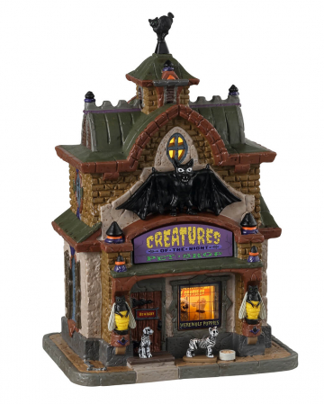 Lemax Spooky Town - Creatures Of The Night Pet Shop | Horror-Shop.com