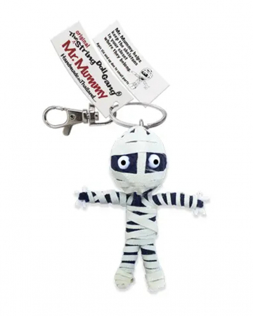 Mr. Mummy Voodoo Knitting Doll Keychain ★ | Horror-Shop.com