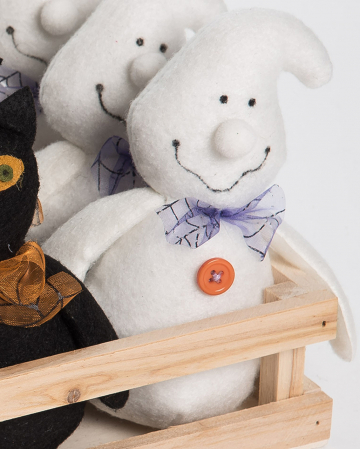 Plush Ghost Mini Figure for Halloween | Horror-Shop.com