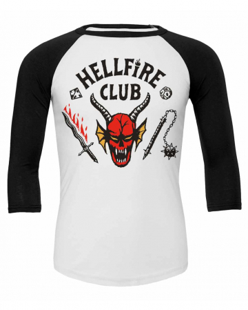 Stranger Things 4 - Hellfire Club Long Sleeve Shirt | Horror-Shop.com