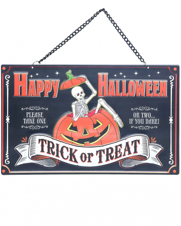Vintage Happy Halloween Metal Sign 25cm as wall decoration | Horror ...