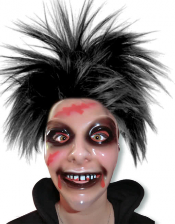 Transparent Zombie Mask Plastic mask- made-up mask- | Horror-Shop.com