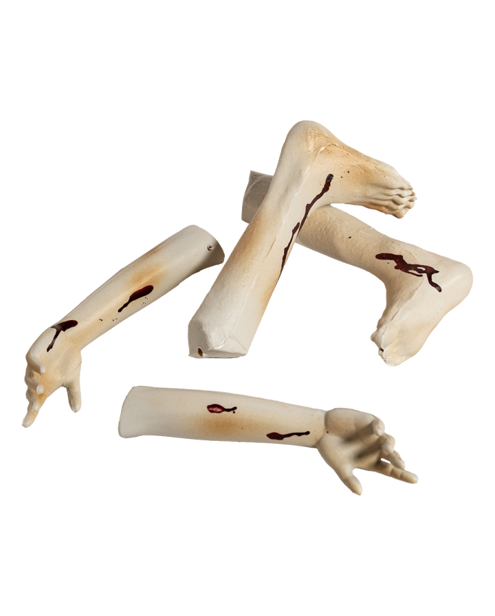 Bloody Dolls Arms & Legs 4 Pcs. for Halloween | Horror-Shop.com