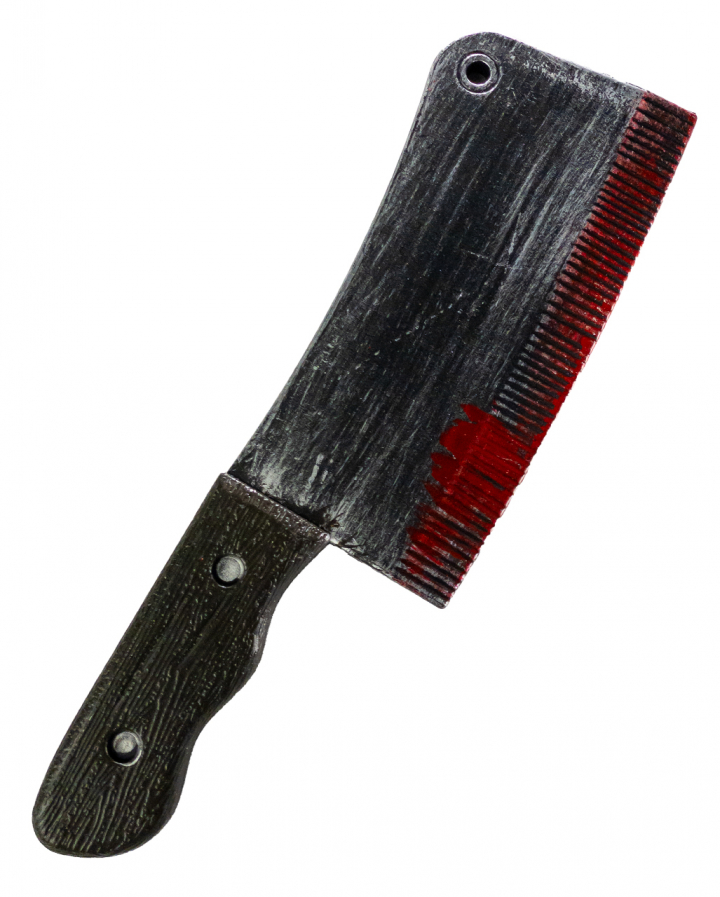Bloody Butcher's Cleaver 29cm | Halloween toy weapon | Horror-Shop.com