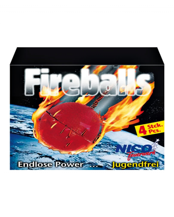 Fireballs Fireworks | Rattling balls with silver sparks | Horror-Shop.com