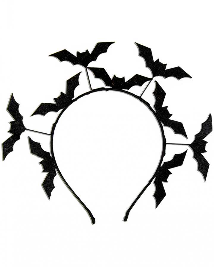Glitter Bat Headband | Halloween headdress | Horror-Shop.com