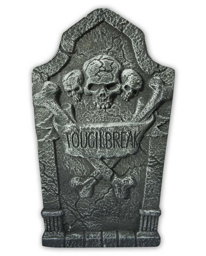 Grabstein Skull & Bones | Haloween Deko kaufen | Horror-Shop.com