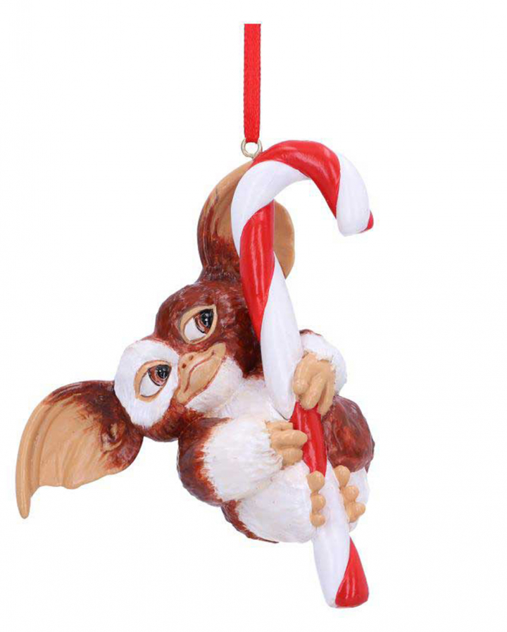 Gremlins Gizmo Candy Cane Hanging Ornament 11cm | Horror-Shop.com
