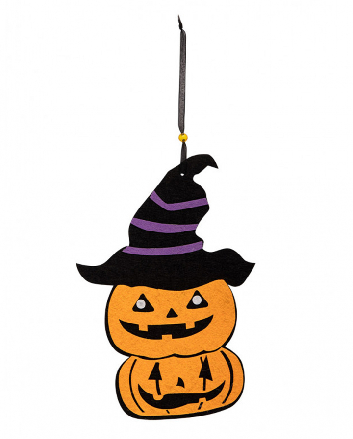 Halloween Pumpkin Stack Felt Decoration buy for 🎃 | Horror-Shop.com
