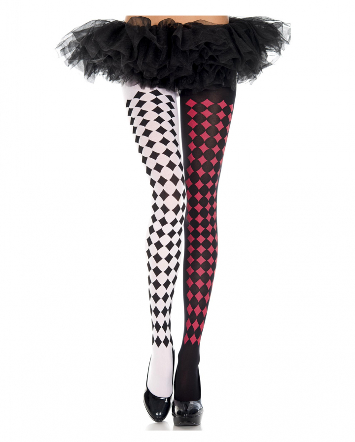 Harlequin Tights as a disguise accessory | Horror-Shop.com