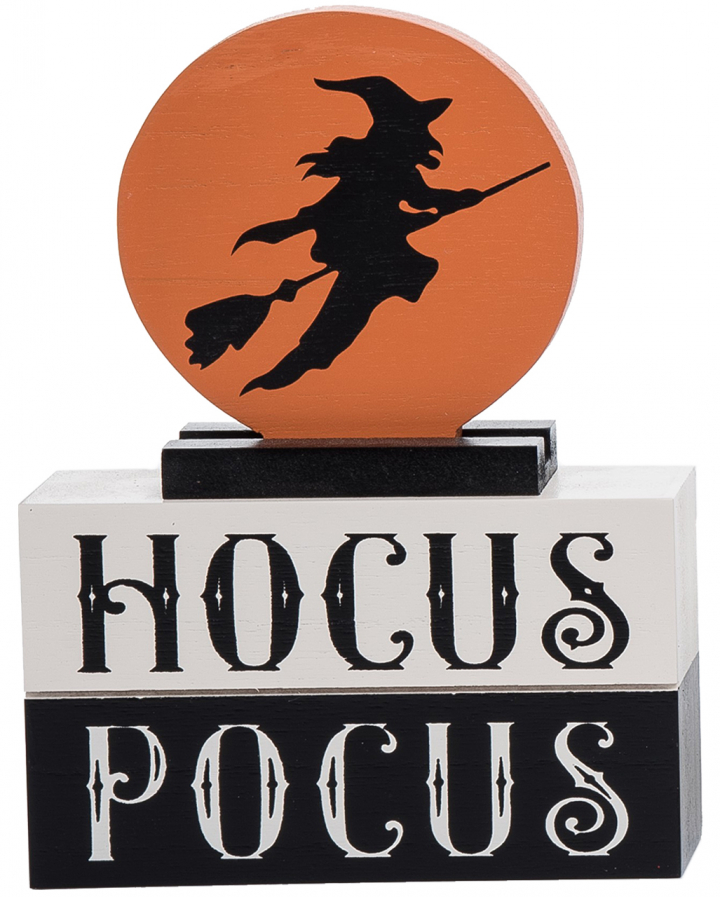 Hocus Pocus Halloween Table Decoration buy from wood! | Horror-Shop.com
