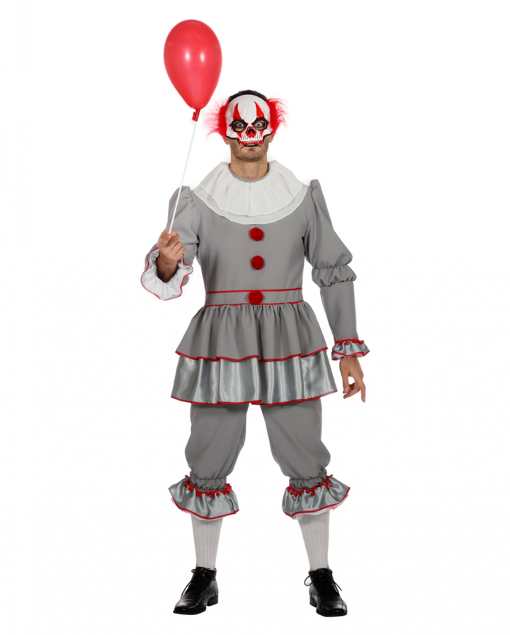 Horror Clown Men Costume for Halloween | Horror-Shop.com
