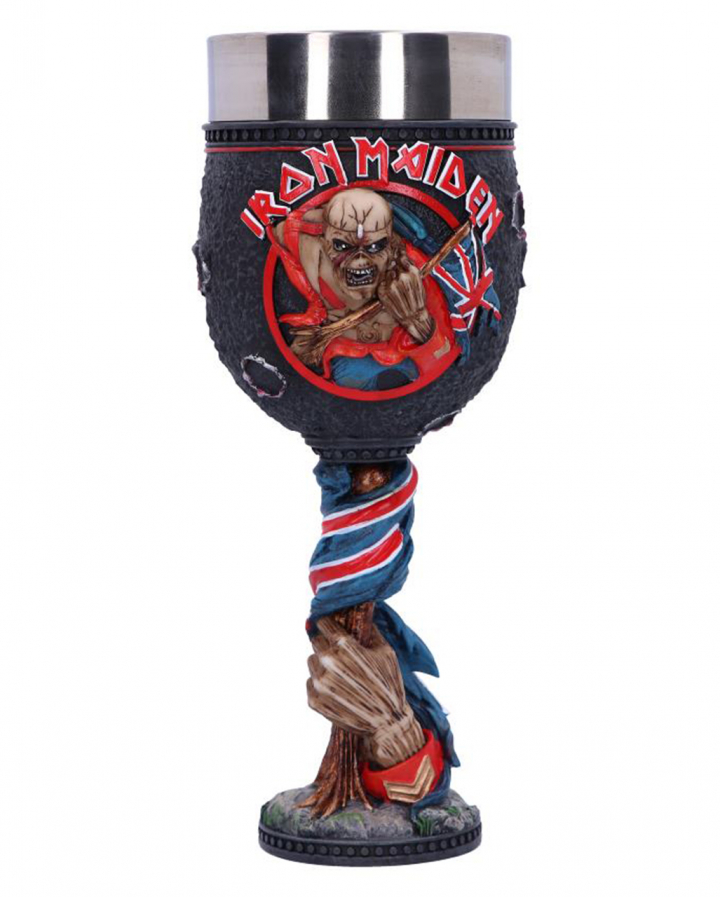 Iron Maiden The Trooper Goblet 19.5cm | Band Merch | Horror-Shop.com