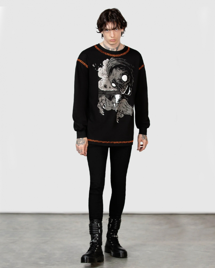 KILLSTAR Fatality Oversized Pullover | Order NOW! | Horror-Shop.com