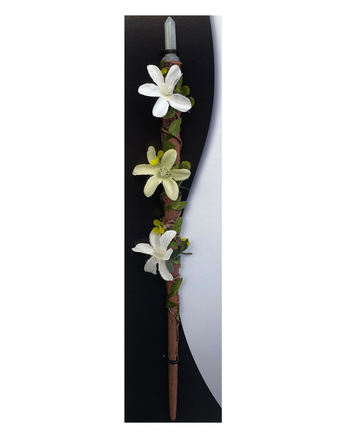 Clear Crystal Fairy Magic Wand as costume accessories | Horror-Shop.com