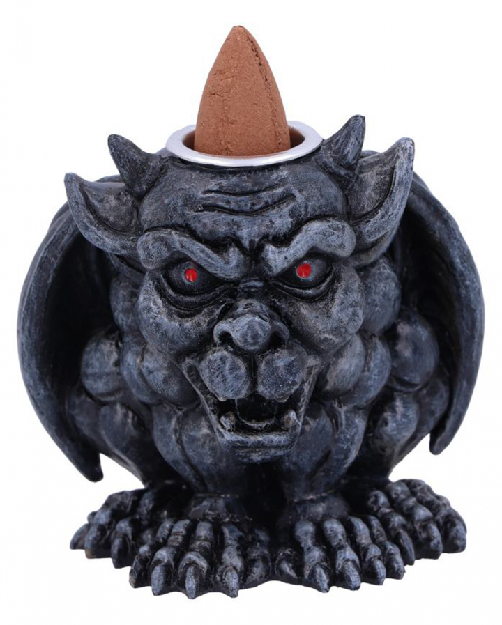 Small Gargoyle Backflow Incense Cone Holder 7.4cm ★ | Horror-Shop.com