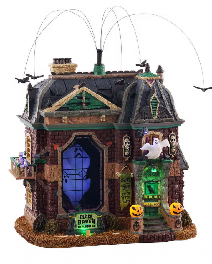 Lemax Spooky Town - Black Raven Manor for Halloween | Horror-Shop.com