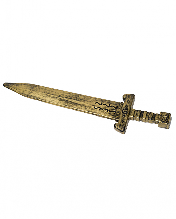 Roman Dagger Gold as a costume accessory | Horror-Shop.com