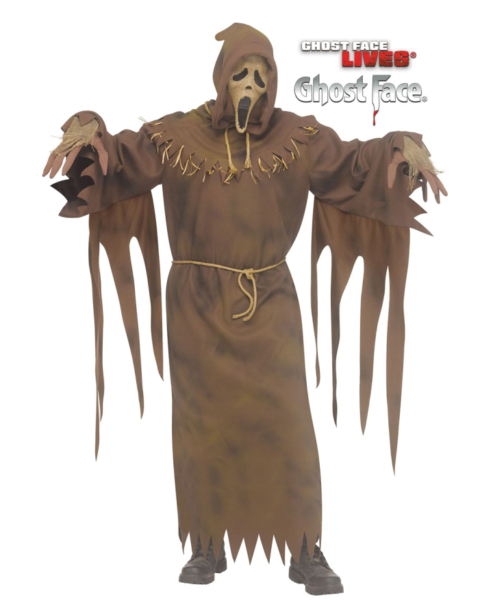Scarecrow Ghost Face Costume One Size for Halloween | Horror-Shop.com