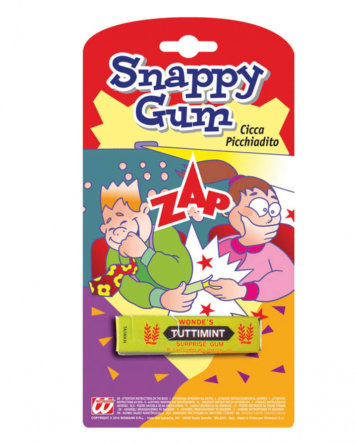 Snapping Chewing Gum as a joke article | Horror-Shop.com