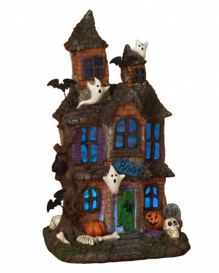Spooky Haunted House With LED 39cm ★ Halloween decoration | Horror-Shop.com
