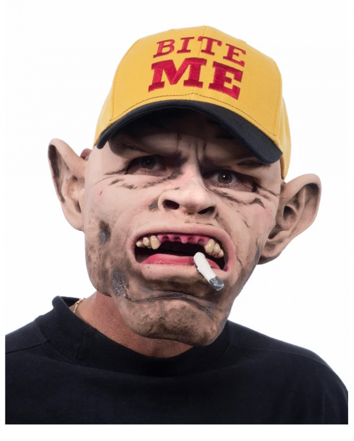 Trucker Hillbilly Mask With Baseball Cap ★ | Horror-Shop.com