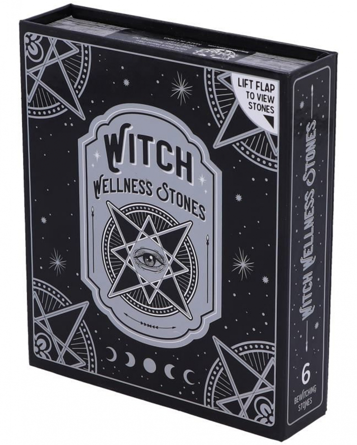 Witch Wellness Witch Stones Set | 6 stones in bag | Horror-Shop.com