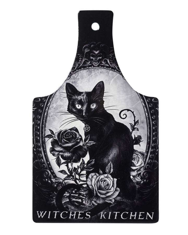 Witches Kitchen With Cat Cutting Board & Serving Platter ★ | Horror ...