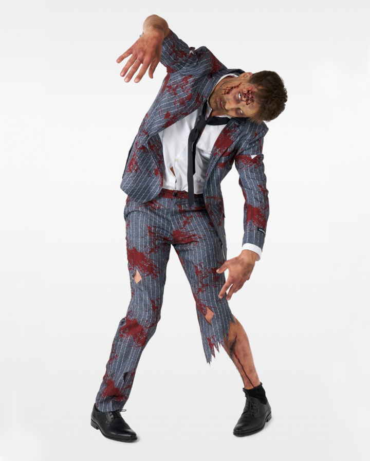 Zombie Grey Suit - Suitmeister for men | Horror-Shop.com