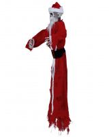 Bloody Skeleton Santa Claus With Movement 90cm | Horror-Shop.com