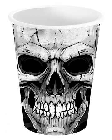 Scary Skull Paper Plates 6 Pcs. | Halloween table decoration | Horror ...