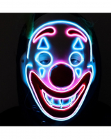 LED String Clown Mask | Halloween Horror Clown Mask | Horror-Shop.com