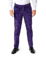 Pimp Faux Fur Zebra Suit - Suitmeister ★ | Horror-Shop.com