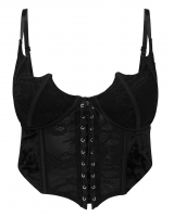 KILLSTAR Bat Lace Bustier | Horror-Shop.com