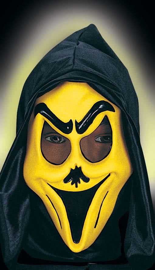 Child Funny Ghost Mask Smily Yellow | horror-shop.com
