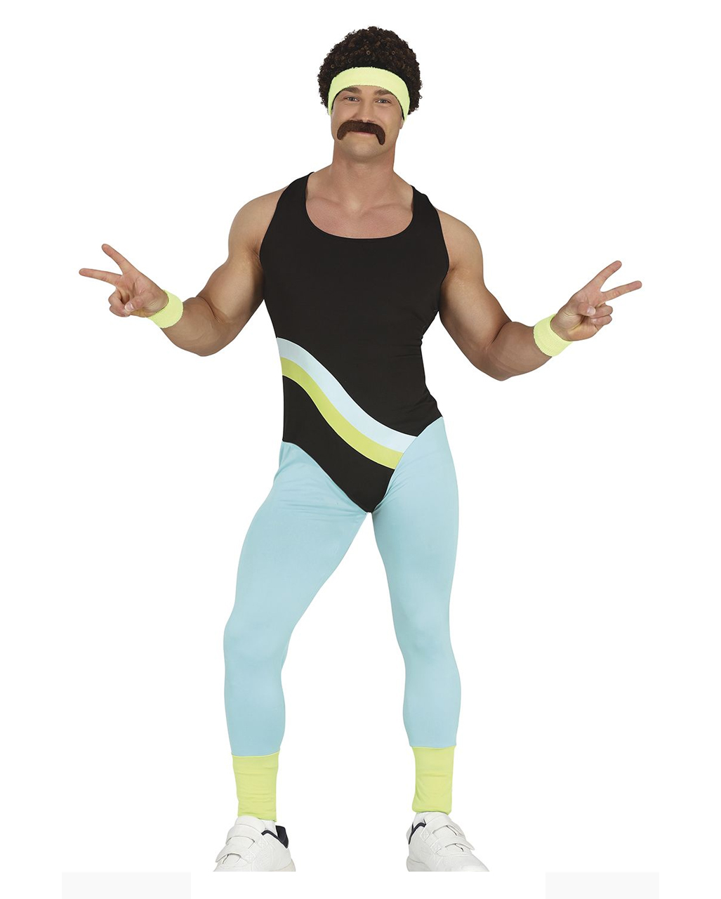 80s Gymnastics Suit For Men as a carnival costume | Horror-Shop.com
