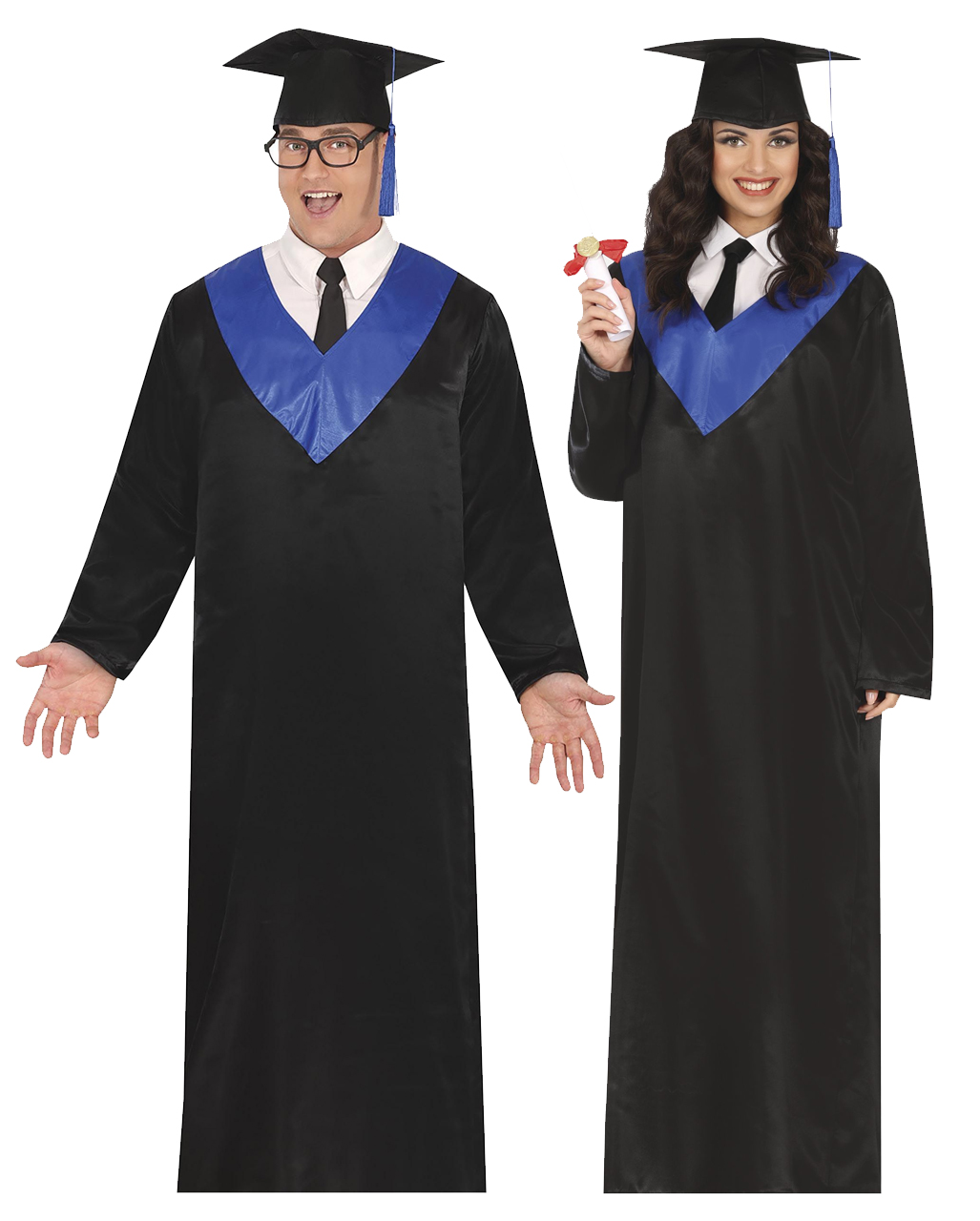 Graduation Gown with Hat | Horror-Shop.com