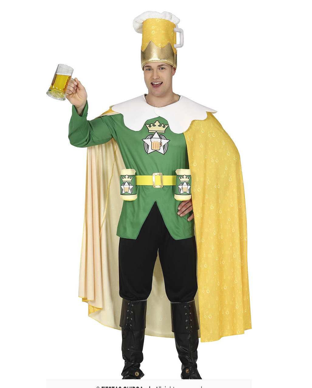 Beer King Costume for carnival & fancy dress | Horror-Shop.com