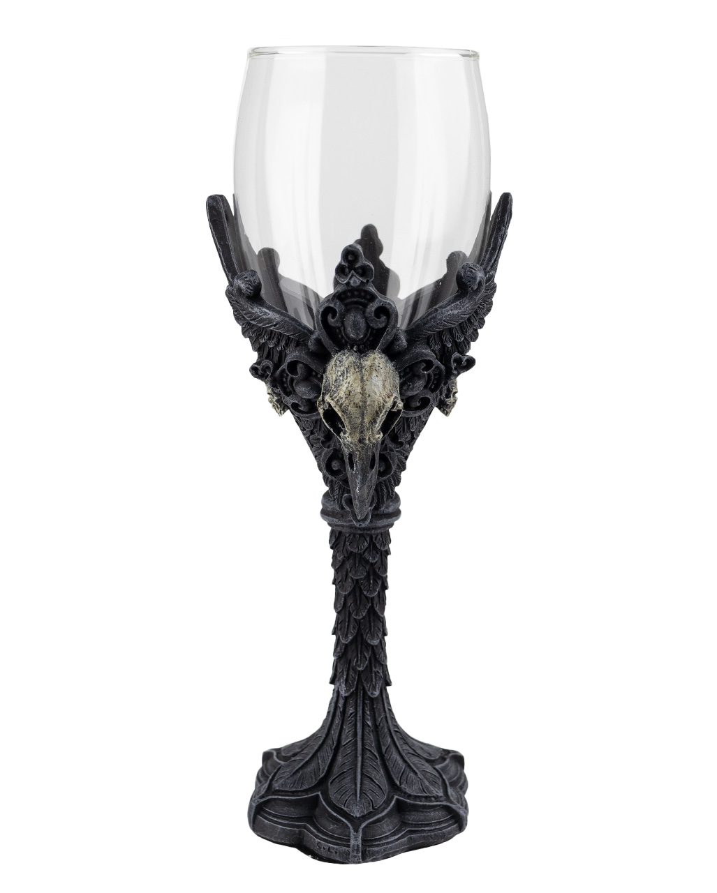 Black Raven Raven Glass | Gothic tableware | Horror-Shop.com