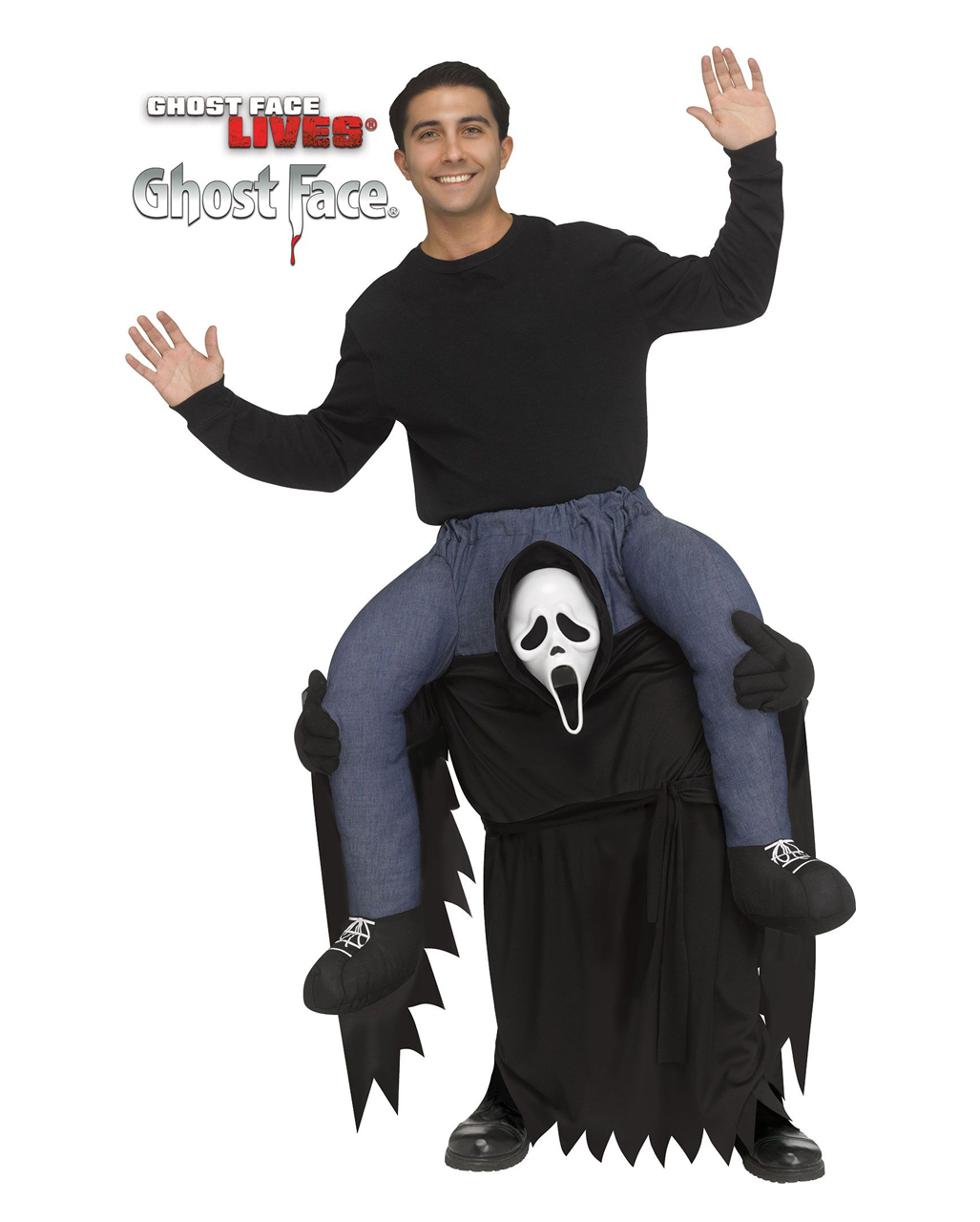 Carry Me Ghostface Costume | Piggyback disguise | Horror-Shop.com